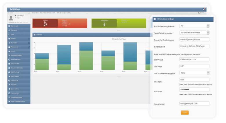 SMS to Email | SMSEagle