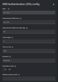 Keycloak SMS OTP | SMSEagle